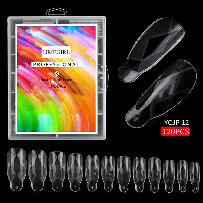 Nail Dual Forms 120Pcs - Limegirlstore
