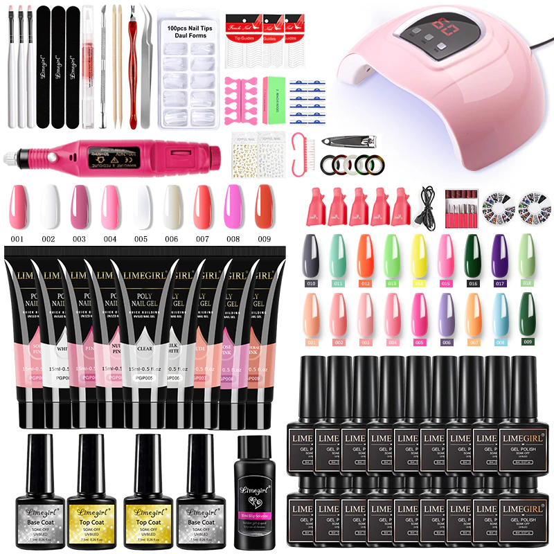 Limegirl Ultimate Poly Gel Nail Extention Kit LH12 - Limegirlstore