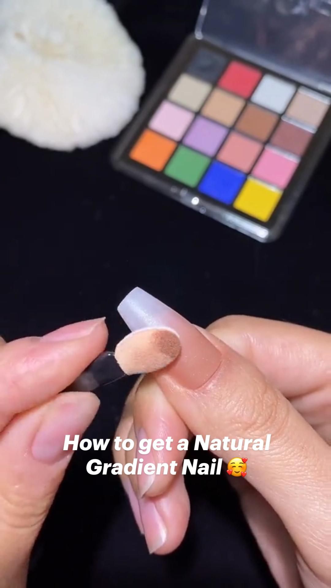 How to get a Natural Gradient Nail 🥰 - Limegirlstore