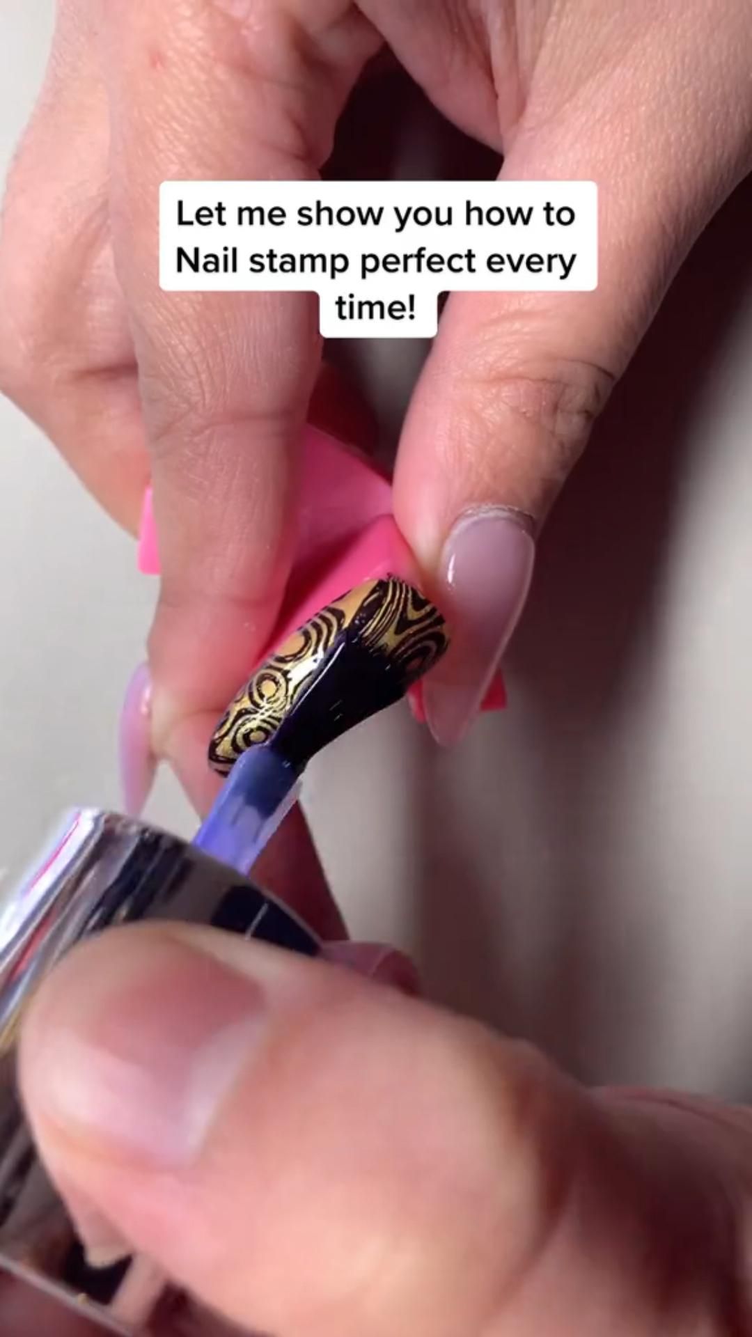 How to nail stamp perfectly every time - Limegirlstore