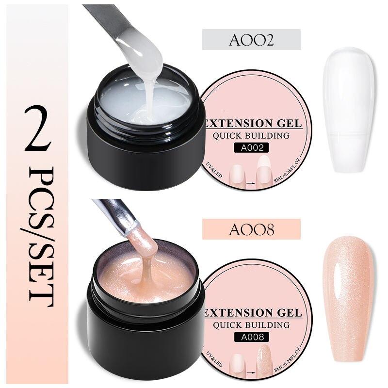 Limegirl Solid Building Nail Extension Gel Kits -LM658 - Limegirlstore