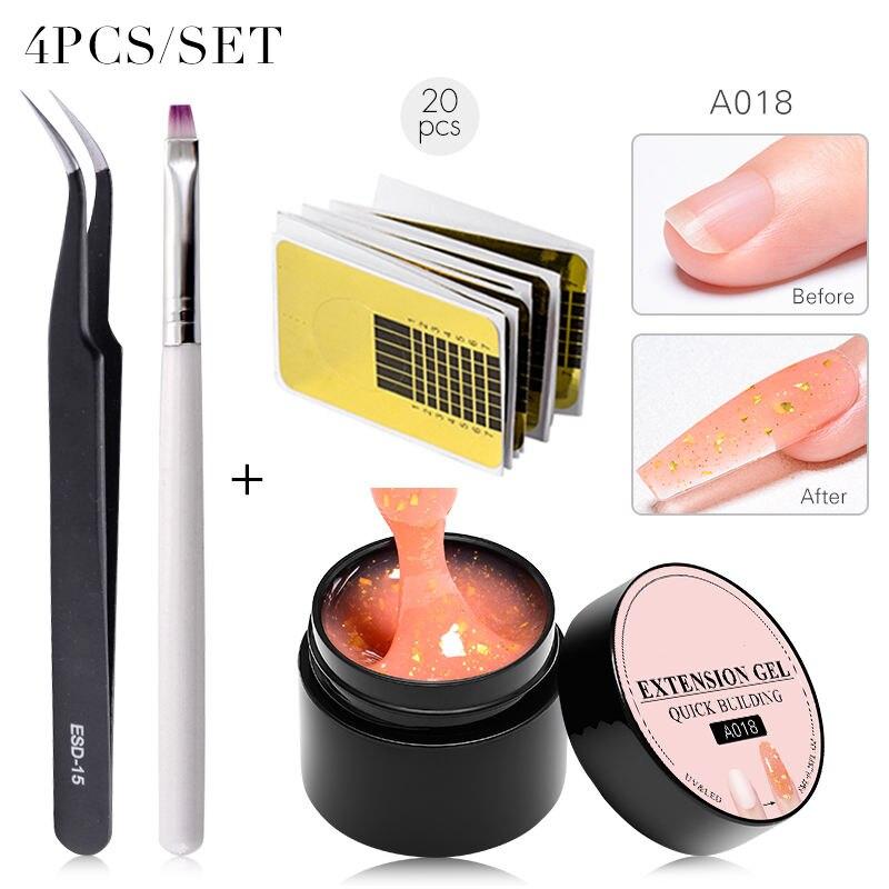 Limegirl Solid Building Nail Extension Gel Kits -LM658 - Limegirlstore
