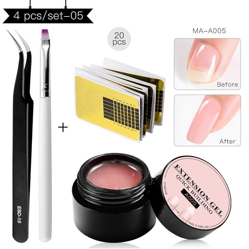 Limegirl Solid Building Nail Extension Gel Kits -LM658 - Limegirlstore
