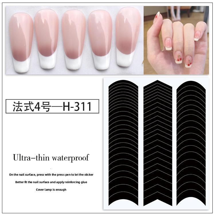 French Nail Stickers - Limegirlstore