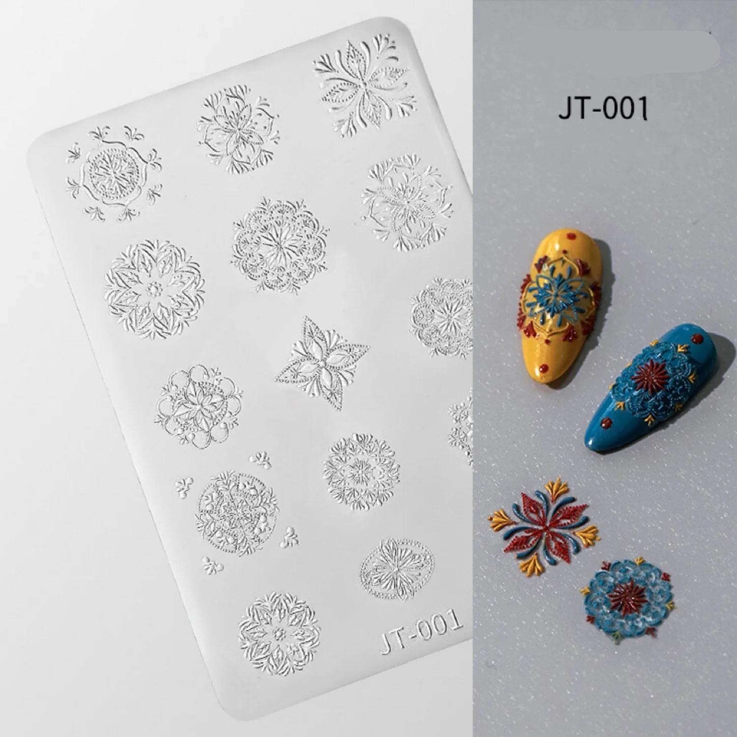 Embossed Nail Art Mold Collection - Limegirlstore