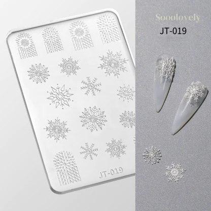 Embossed Nail Art Mold Collection - Limegirlstore