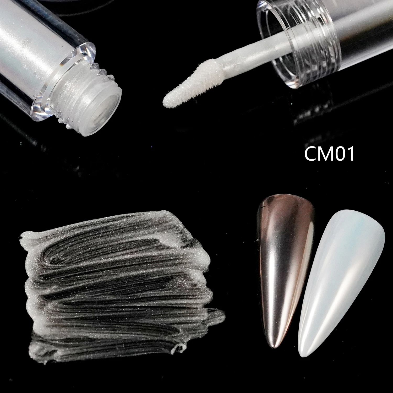 Chrome Mirror Liquid Tubes For Metallic Finish Nails - Limegirlstore