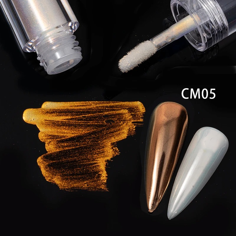 Chrome Mirror Liquid Tubes For Metallic Finish Nails - Limegirlstore